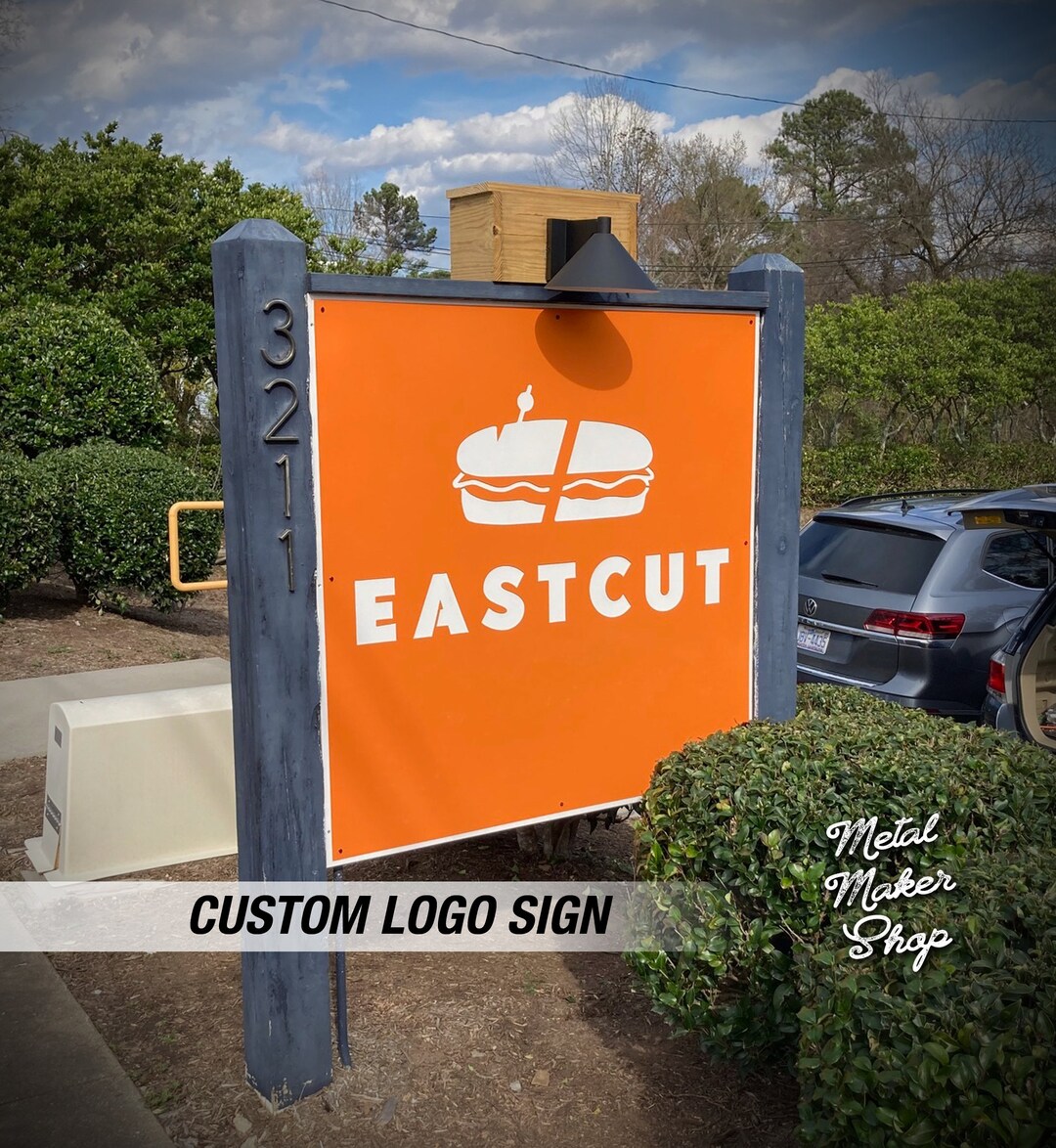 Business Logo Sign, Your Business Logo or Artwork, Custom Metal ...