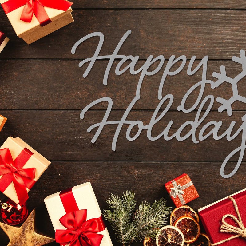 Holiday Decor Sign - Etsy