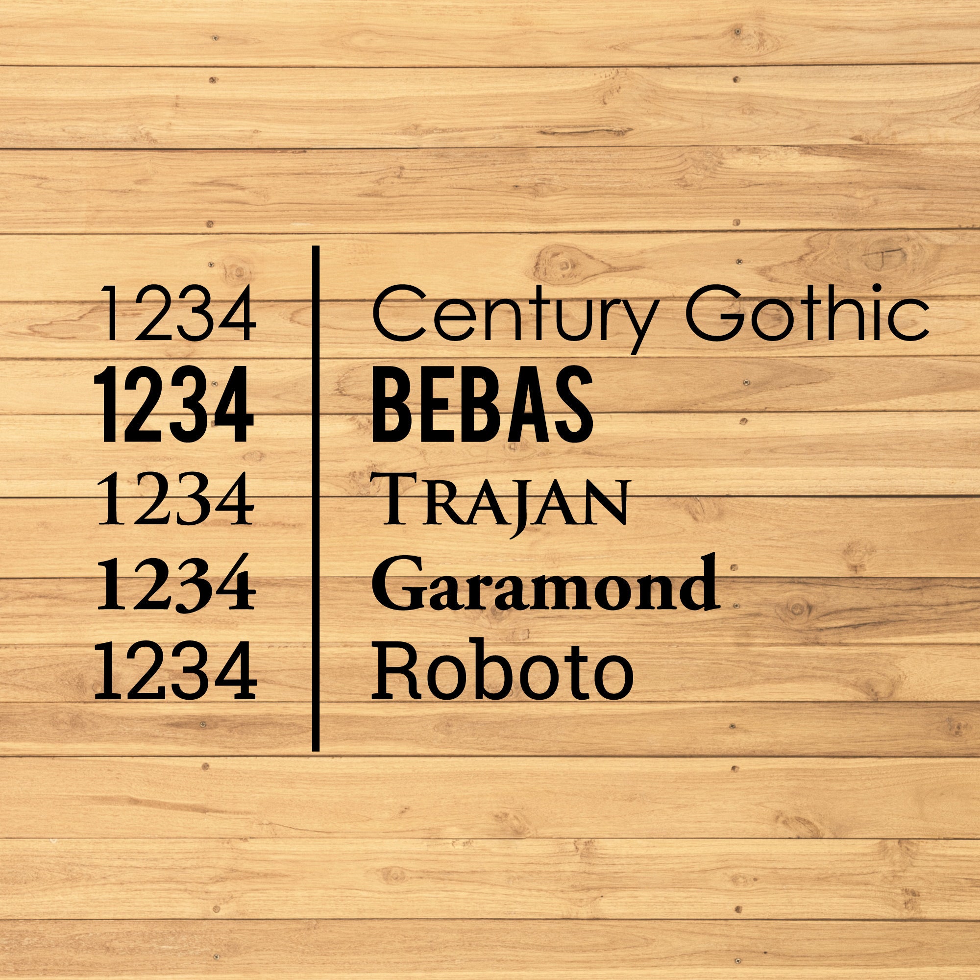 Traditional Address Address Numbers for Home Outdoor Sign | Etsy
