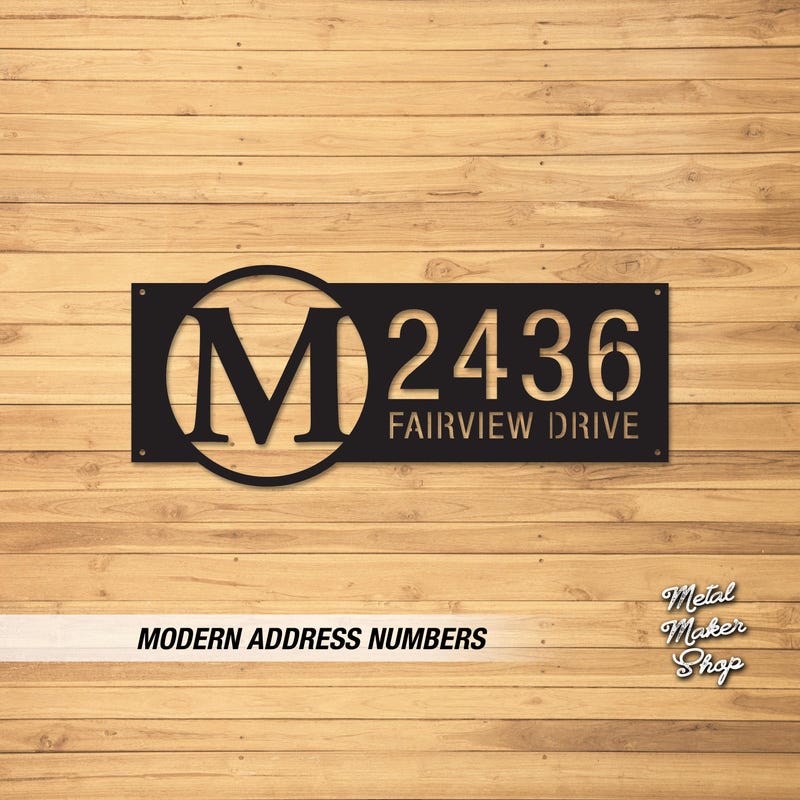 Monogram Address - Etsy