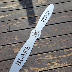 Personalized Metal Prop, Aviation Propeller, Gift for Pilots, Airplane ...