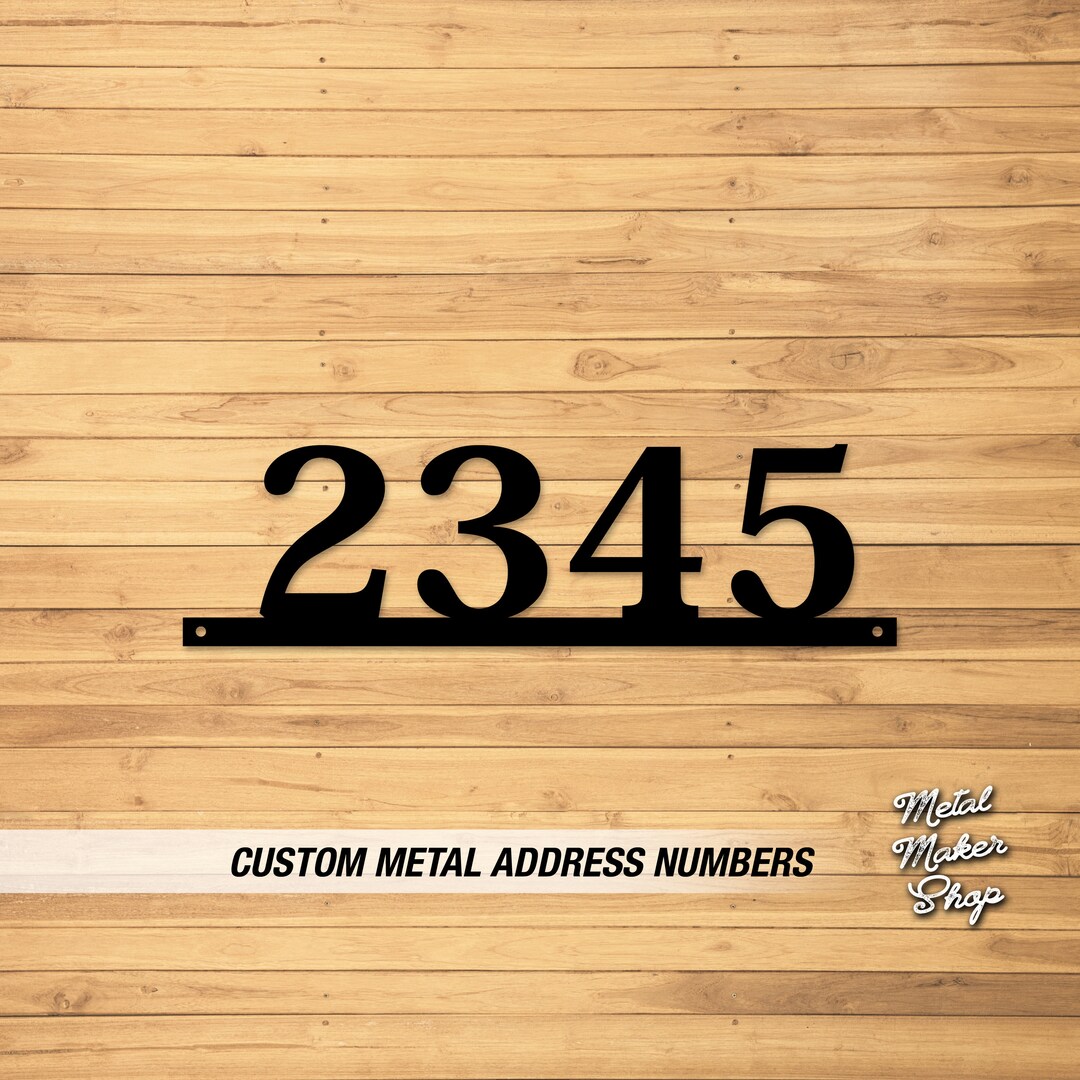 Address Numbers for Home, Outdoor Sign, Modern House Numbers, Address ...