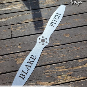Personalized Metal Prop, Aviation Propeller, Gift for Pilots, Hangar ...