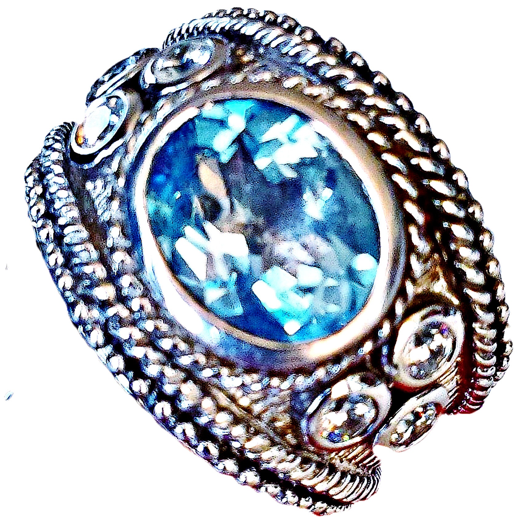 Judith Ripka Signet Ring Handmade 925 Sterling Silver Swiss - Etsy