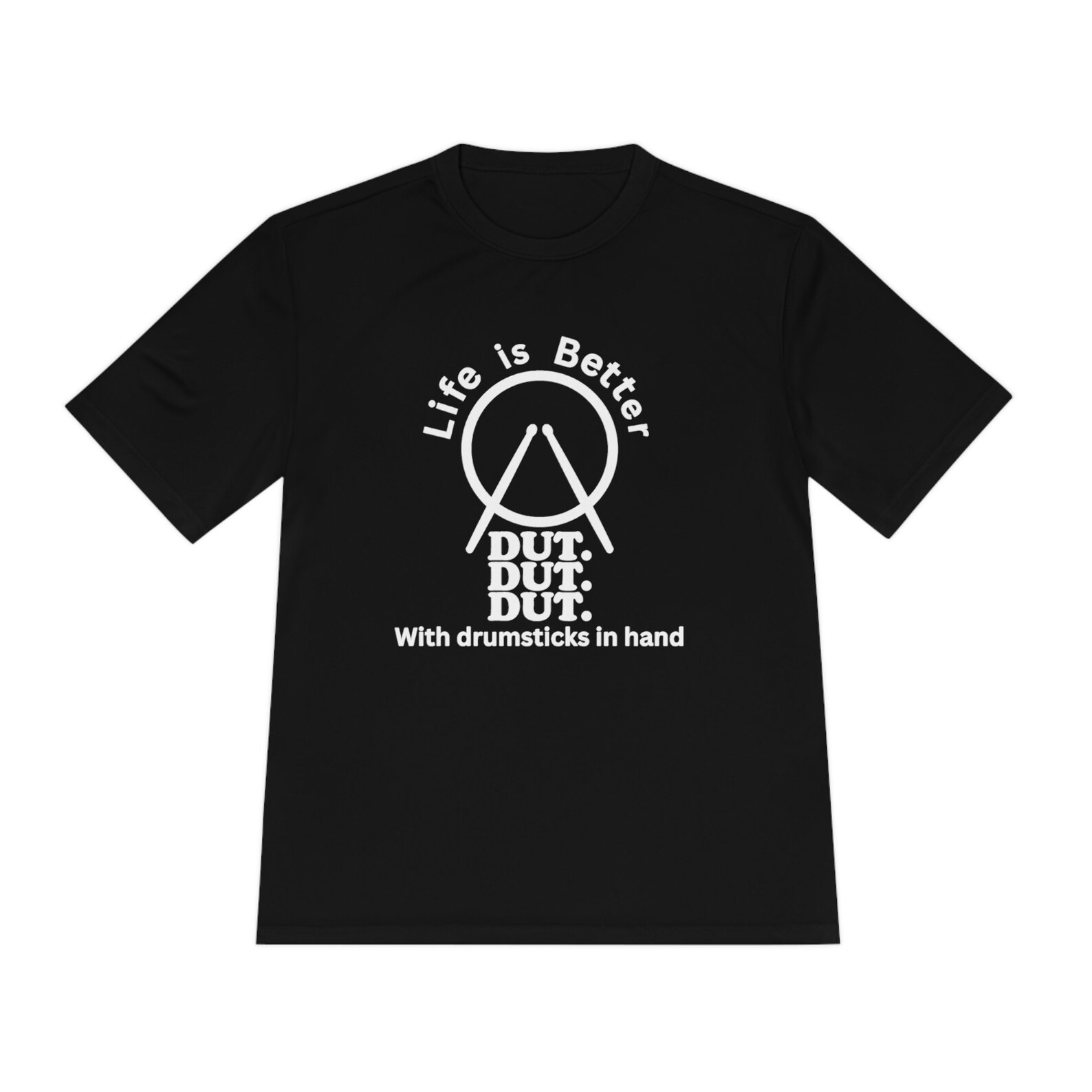 Drum Shirt Dut Dut Dut Marching Band Drum Line Band Camp Sticks in Hand ...