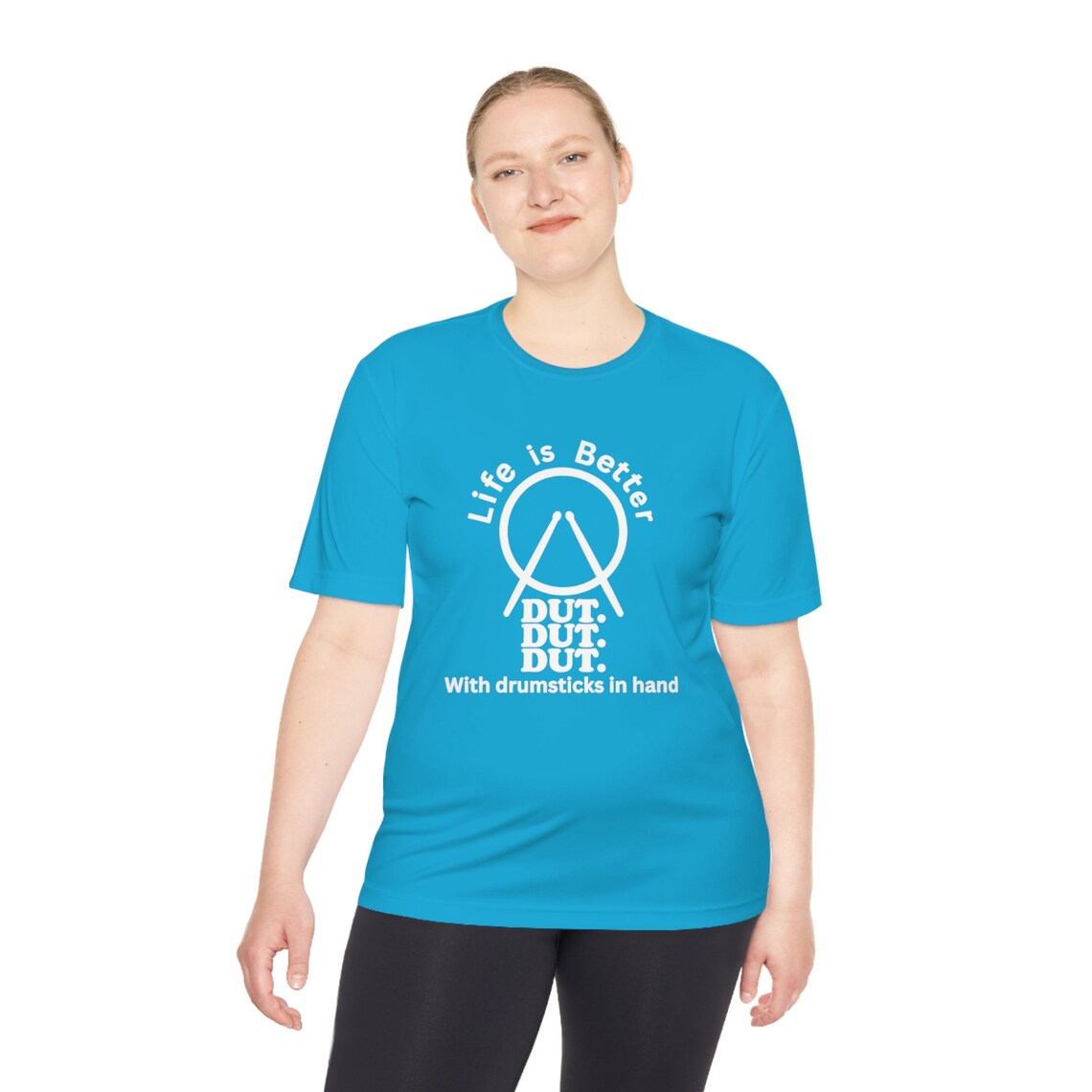 Drum Shirt Dut Dut Dut Marching Band Drum Line Band Camp Sticks in Hand ...