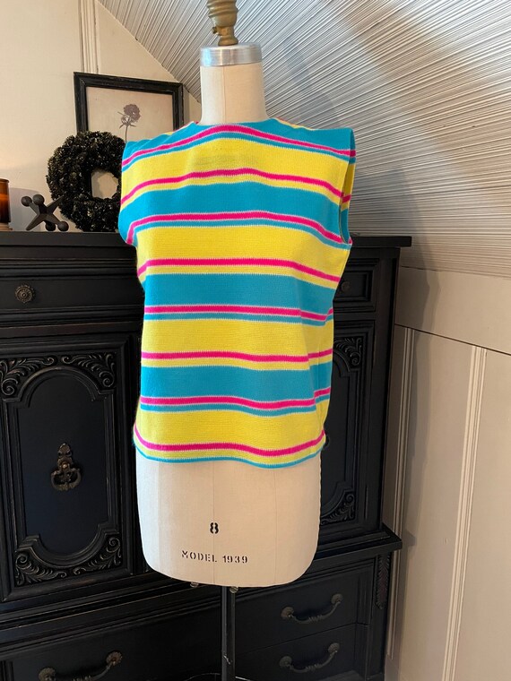 vintage 1970s neon knit - Gem