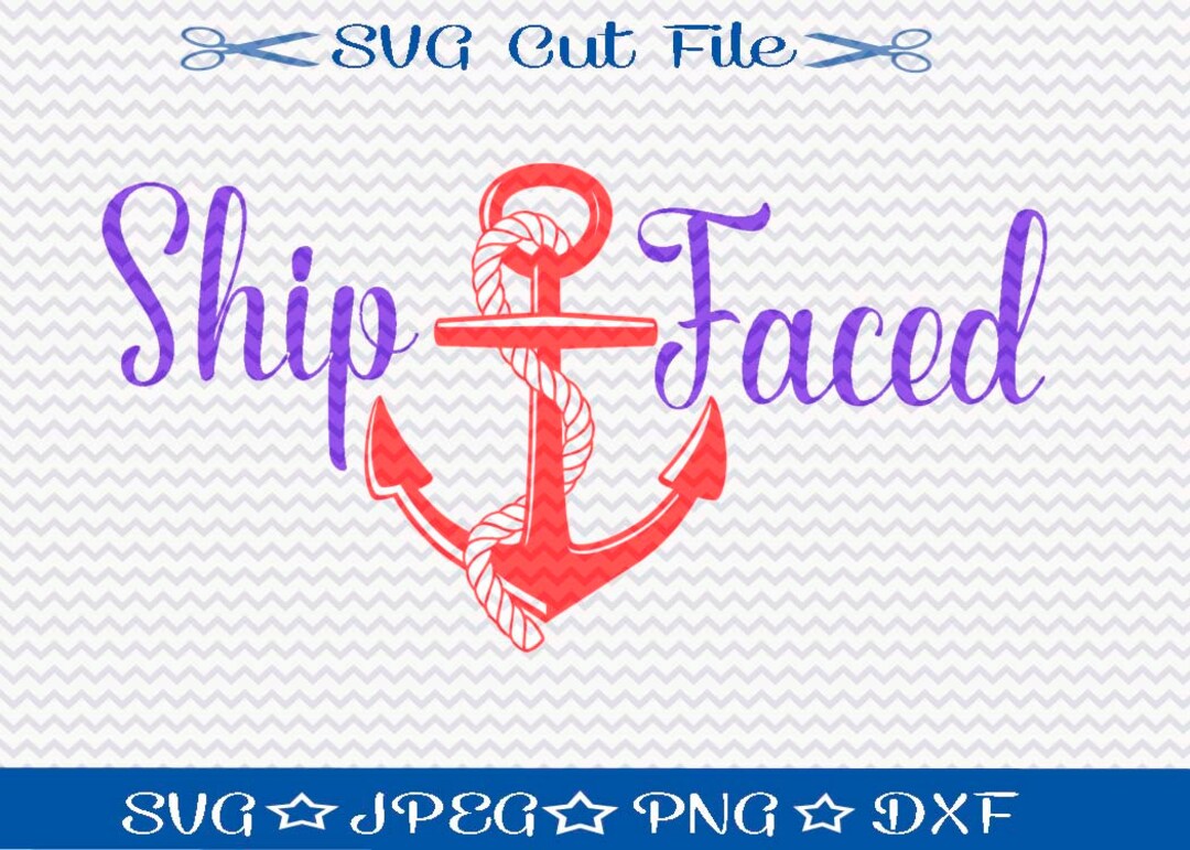 Ship Faced SVG File Download / SVG Cut File for Silhouette or Cricut ...