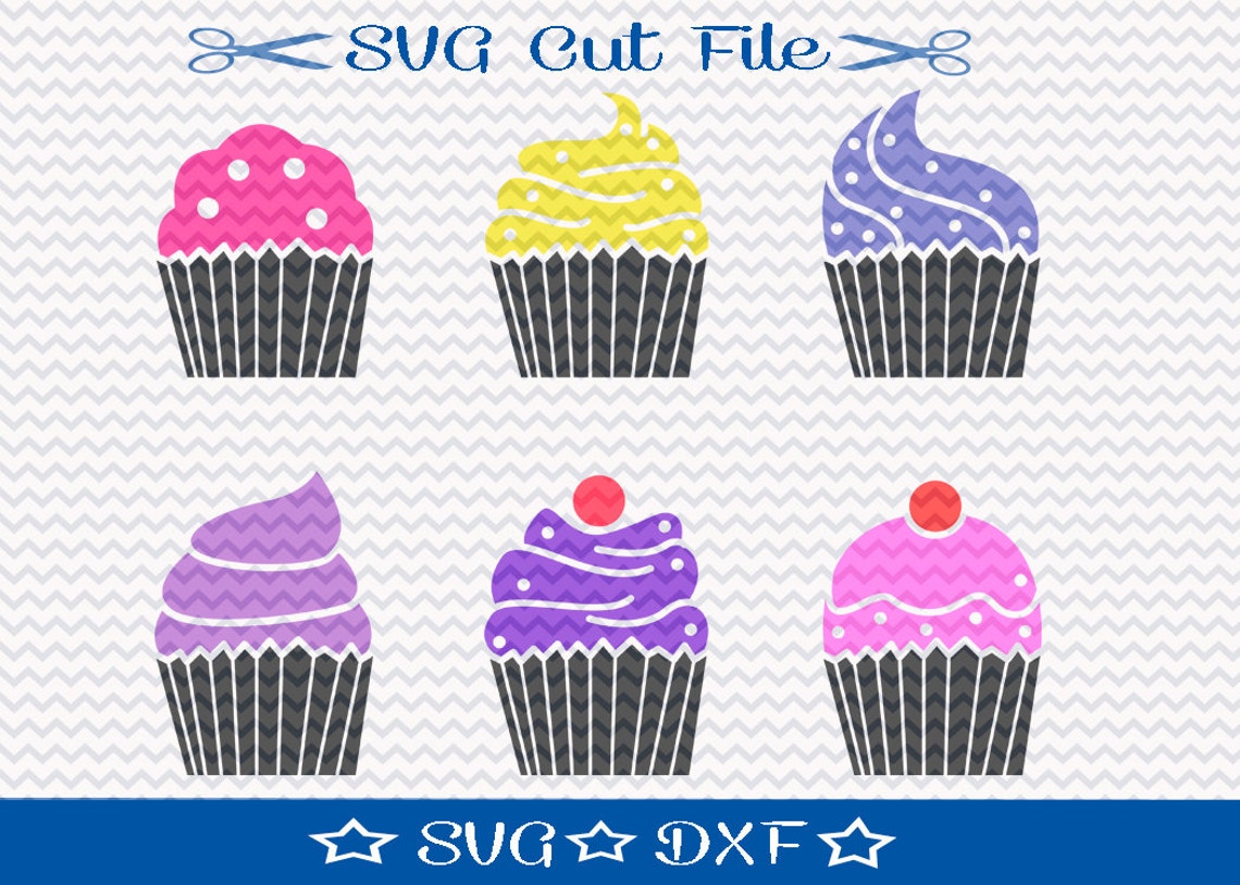 Cupcake SVG File / SVG Cut File for Silhouette / Cup Cake SVG - Etsy
