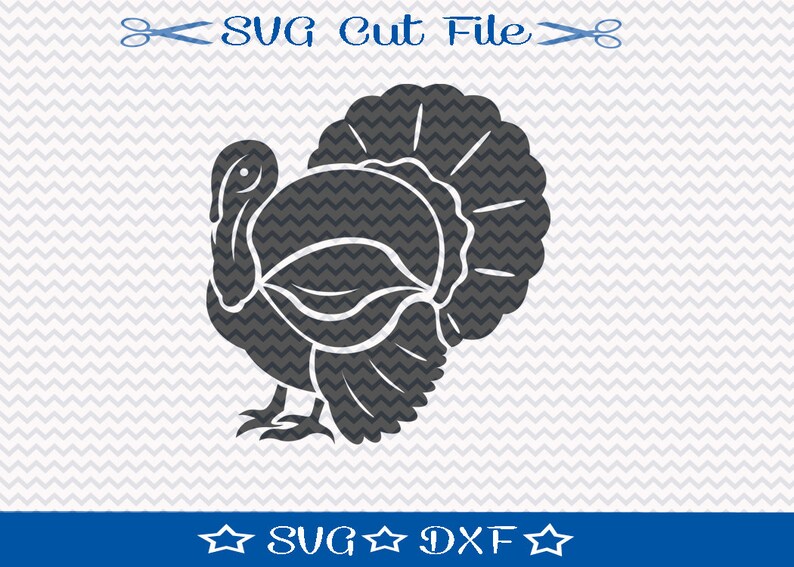 Turkey SVG Cut File, Digital Download, Silhouette Cameo, SVG for Cricut ...