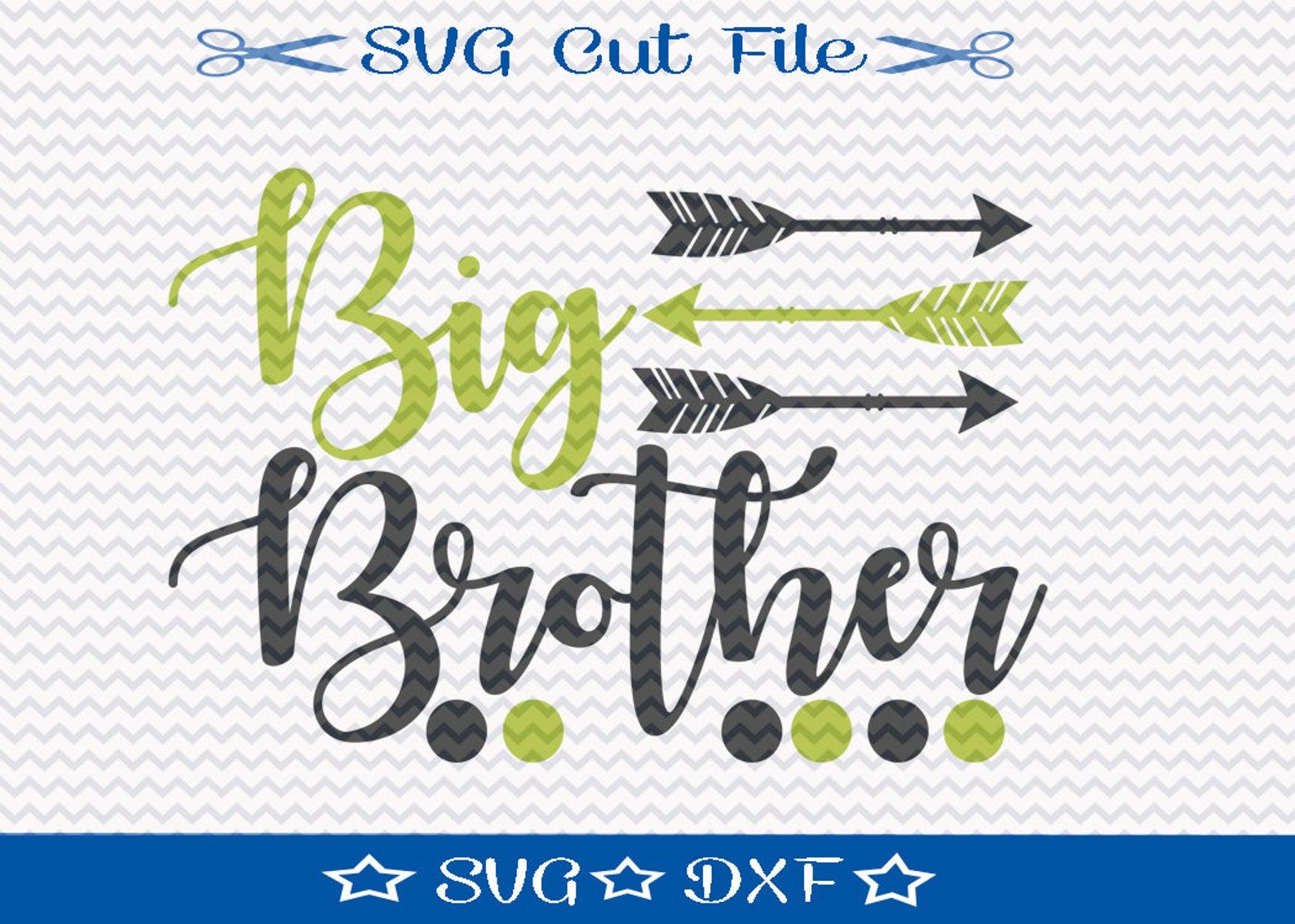 Big Brother SVG File / SVG Cut File for Silhouette / Little | Etsy