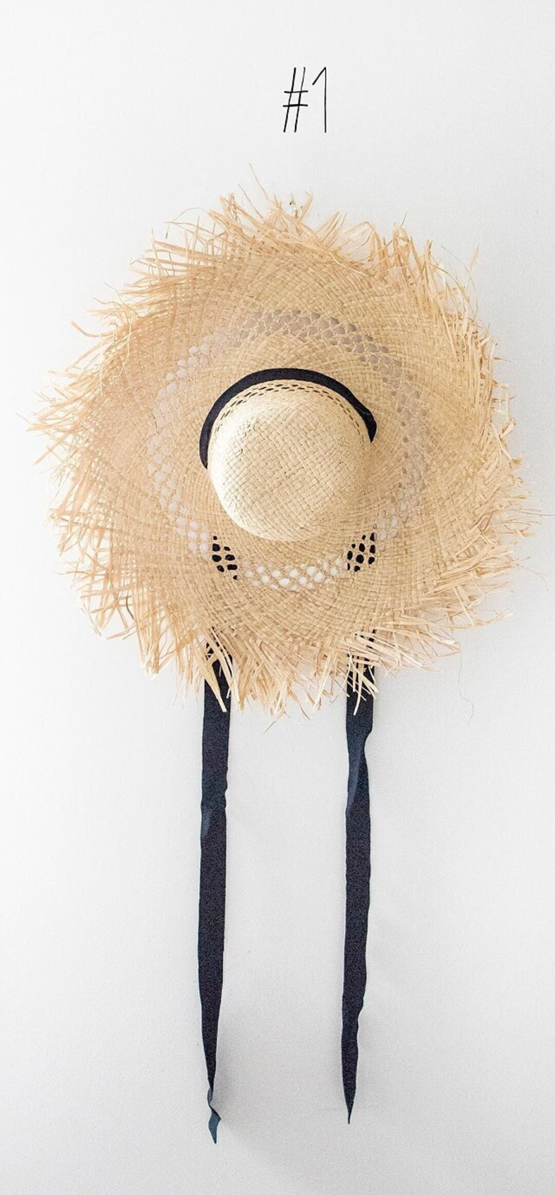 Colorful Fringe Hat in Natural - Panmilli Hat | Women Sun Hat | Raw ...