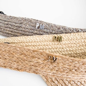 Pink Visor Cap - Panmilli | Crownless Hat | Raffia Straw | Crownless ...