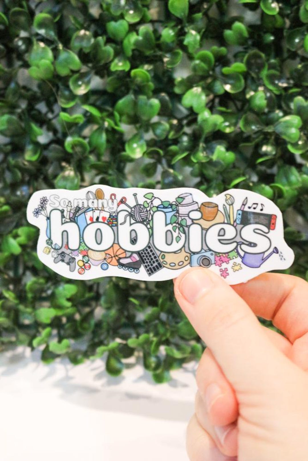 Hobbies Vinyl Sticker, Decal, Waterproof, Scratch Resistant Laptop ...