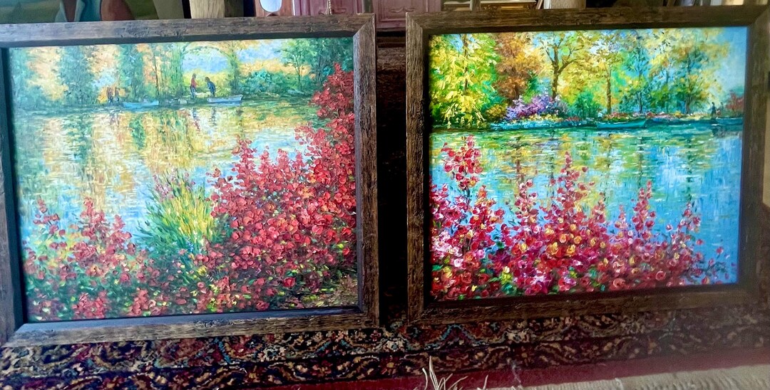 Beautiful Louis Aston Knight Impressionist Paintings Sold as a Set ...