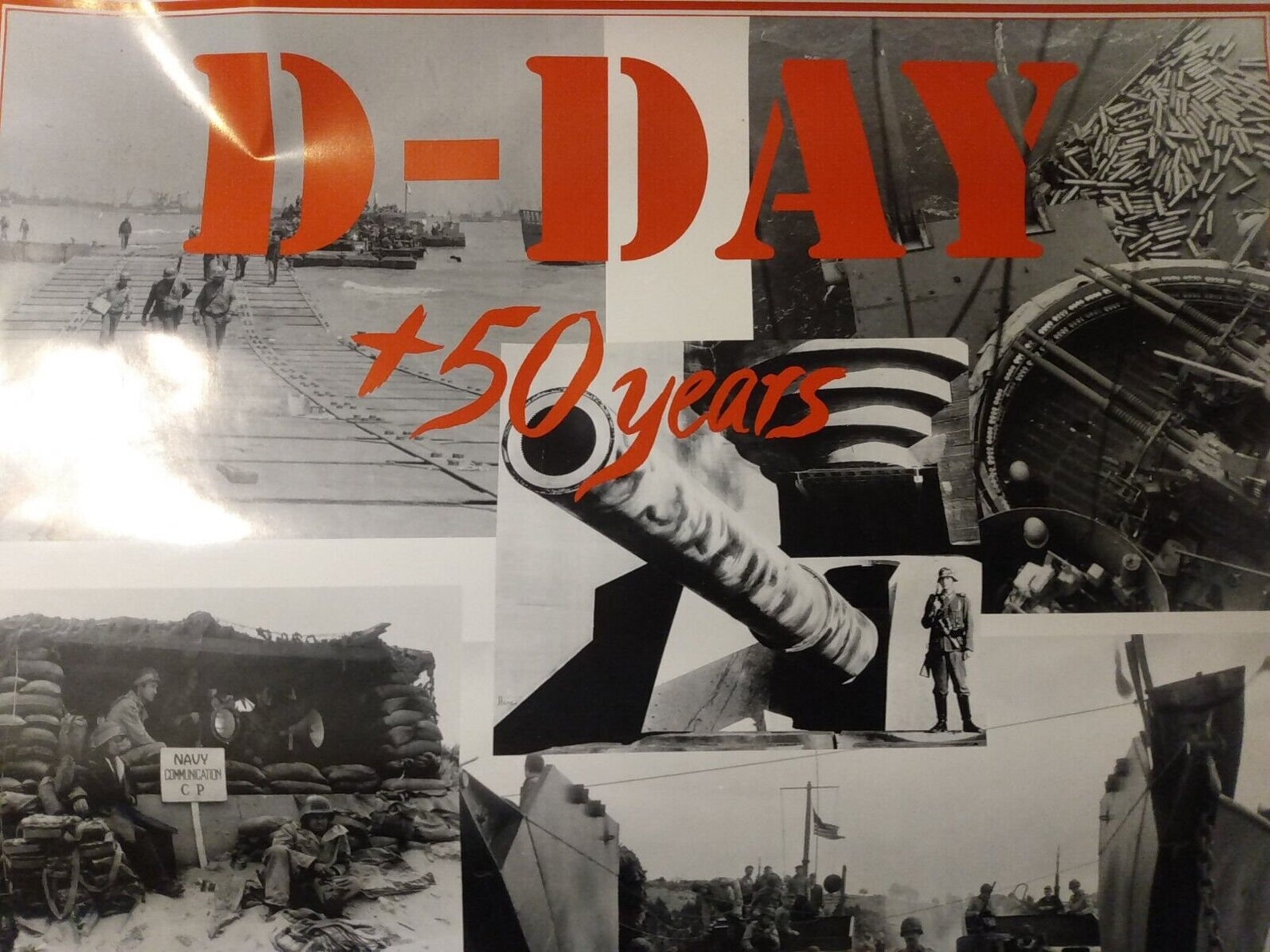 D-day Poster , 1994 Normandy +50 Years, Good Preowned Condition. - Etsy