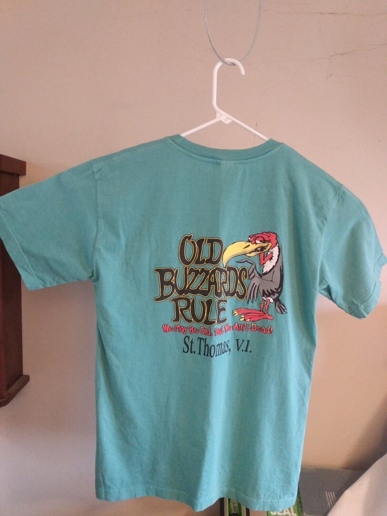 Old Buzzards Rule Tee Shirt L St Thomas Virgin Islands. - Etsy