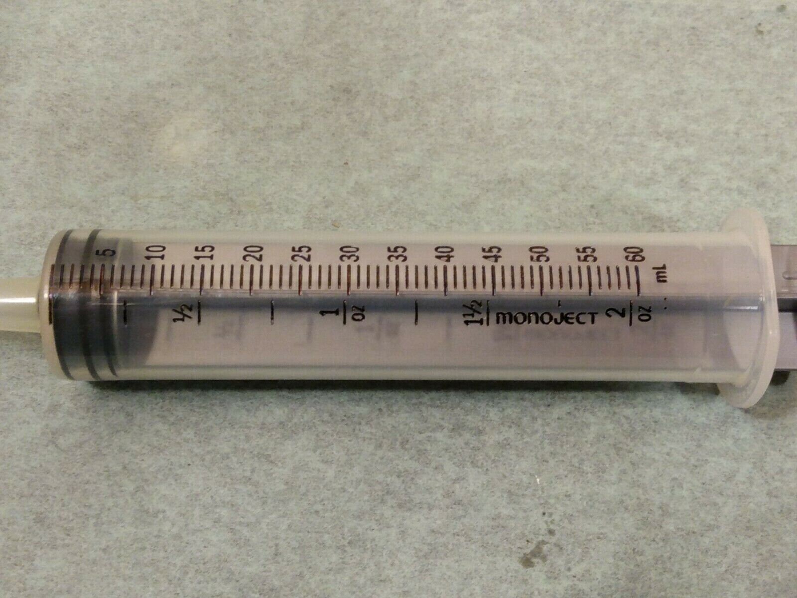 Monoject General Purpose Syringe Softpack 60 Ml Luer Lock Tip Box of 20 ...