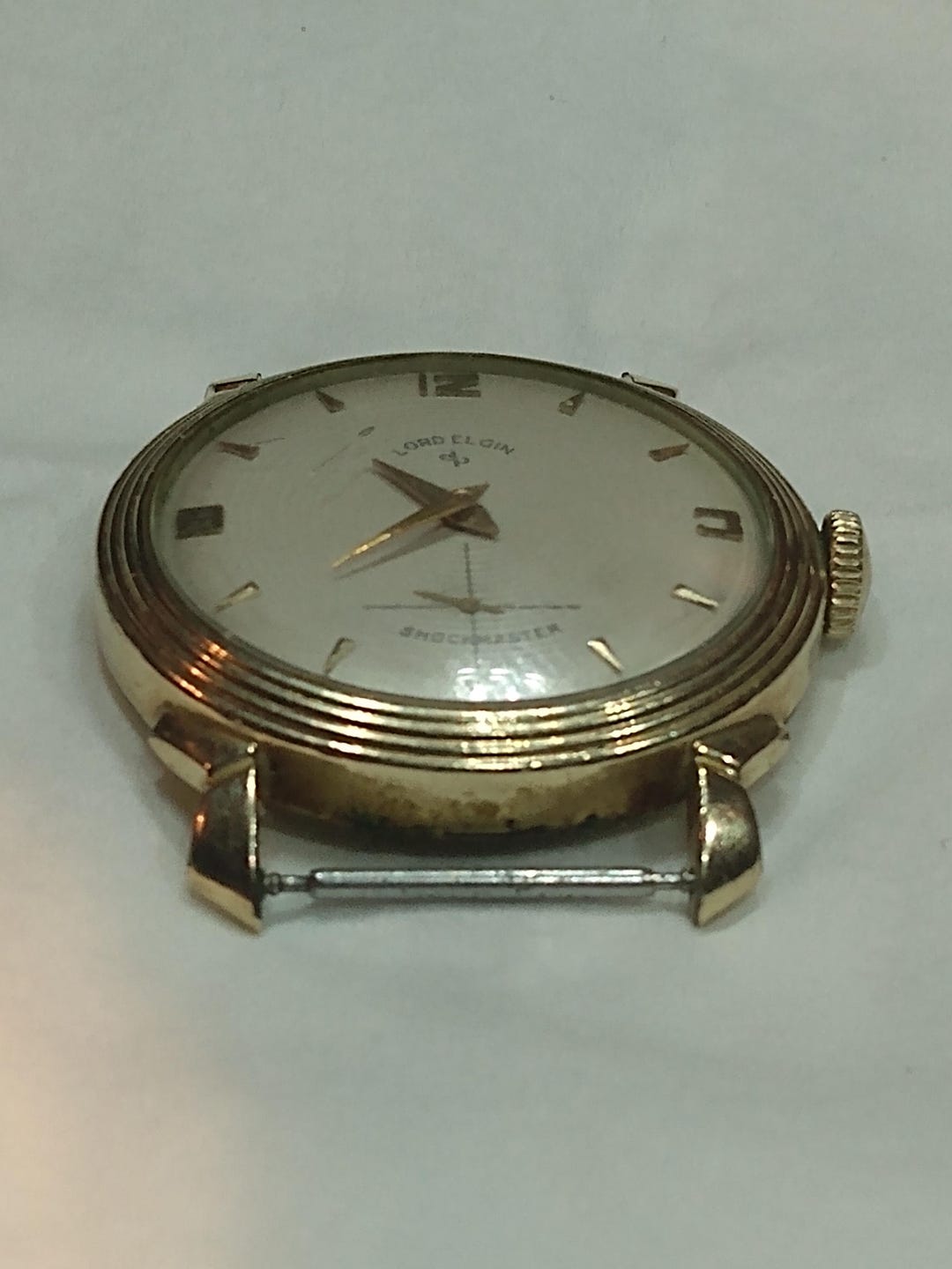 Lord Elgin Shockmaster 14K Gold Filled Men's Watch - Etsy