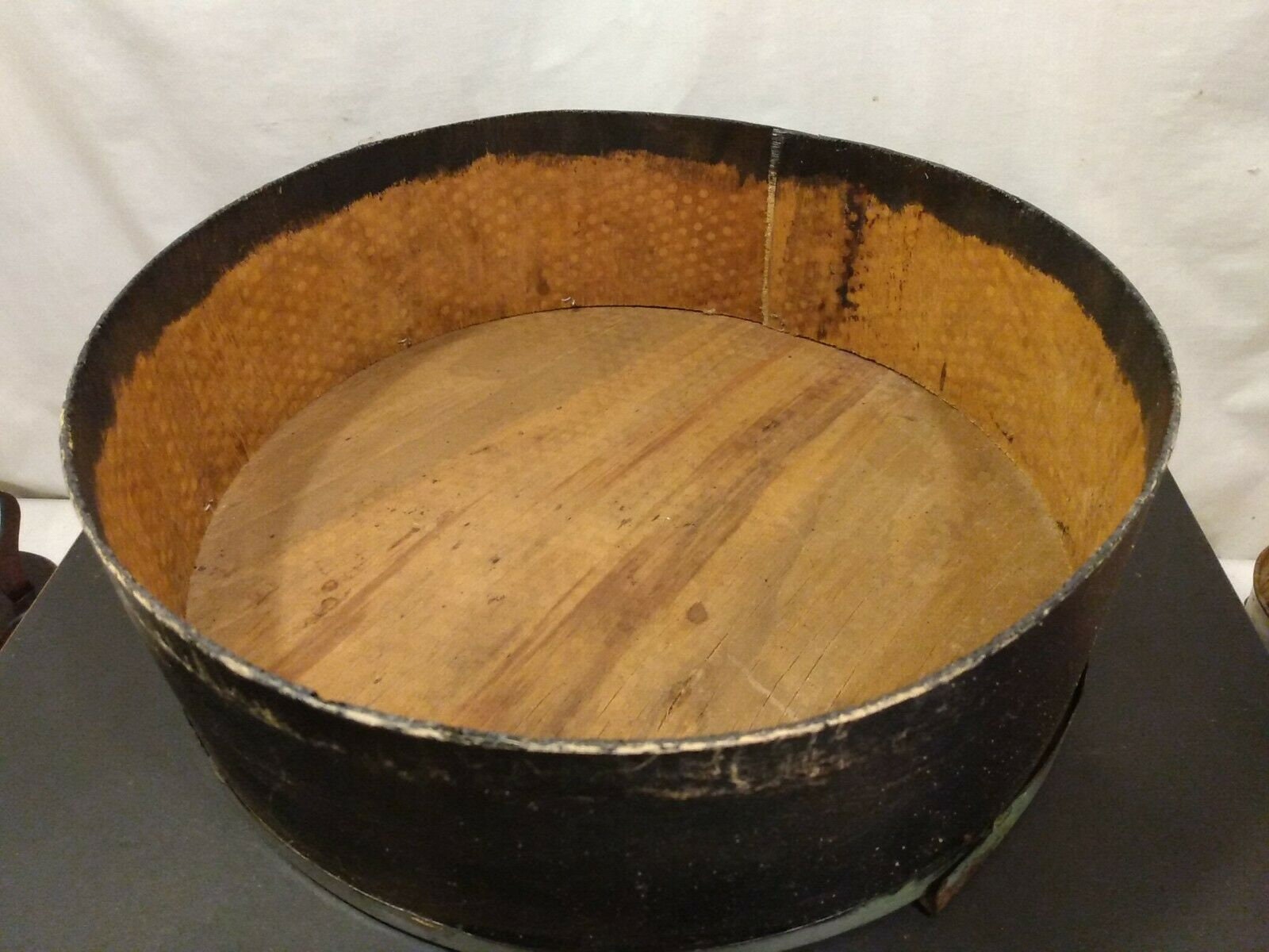 Vintage Round Wooden Cheese Wheel Box Metal Trim 14 1/2" Diameter - Etsy