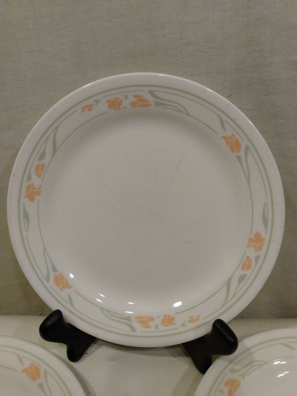 Corelle by Corning SUMMER BLOSSOMS 4 Assiettes à salade 4 Dinner White ...