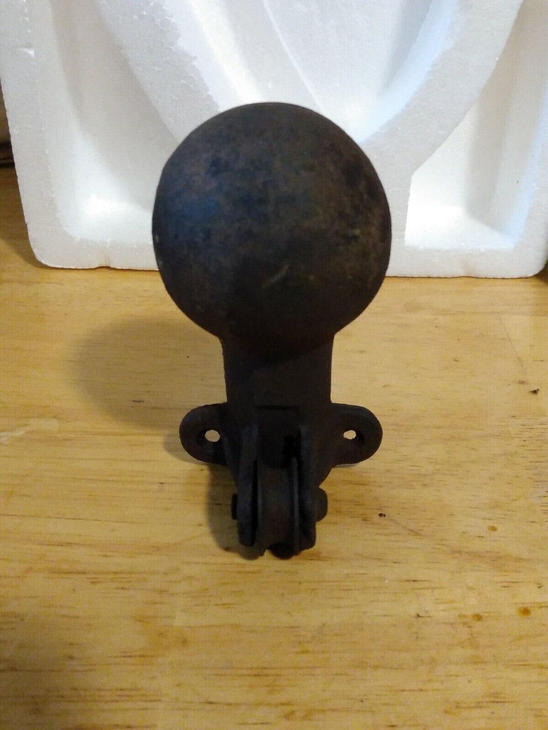 VTG Finial post 4” Cannon Ball Flag Pole Fits 3/4” Pole or Pipe W ...