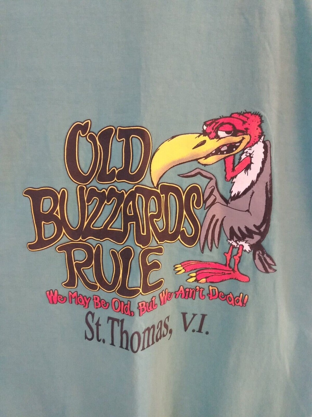 Old Buzzards Rule Tee Shirt L St Thomas Virgin Islands. - Etsy