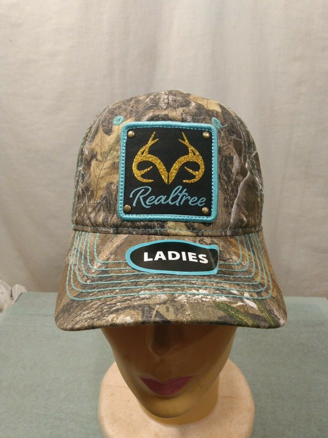 Realtree Hat Cap Snap Back Womens Camo Hunting Adjustable Logo - Etsy