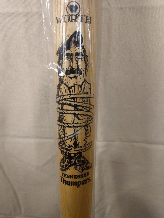Tennessee Thumpers Baseball Bat WOOD Worth Bush Whacker Gulf - Etsy