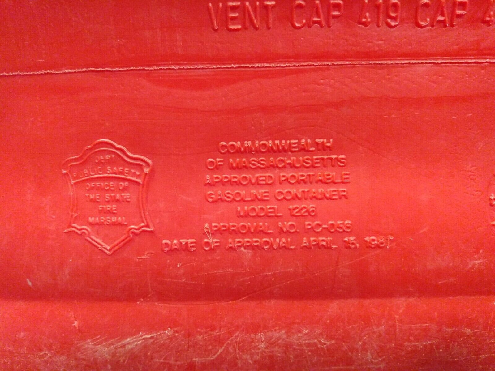 Vintage Pre Ban Gott 2 1/2 Gallon Gas Can Model 1226 - Etsy
