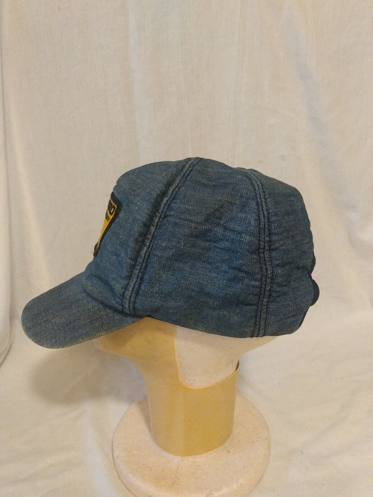 Vintage CAT Diesel Power Blanchard Patch Snapback Denim Trucker Hat Cap ...