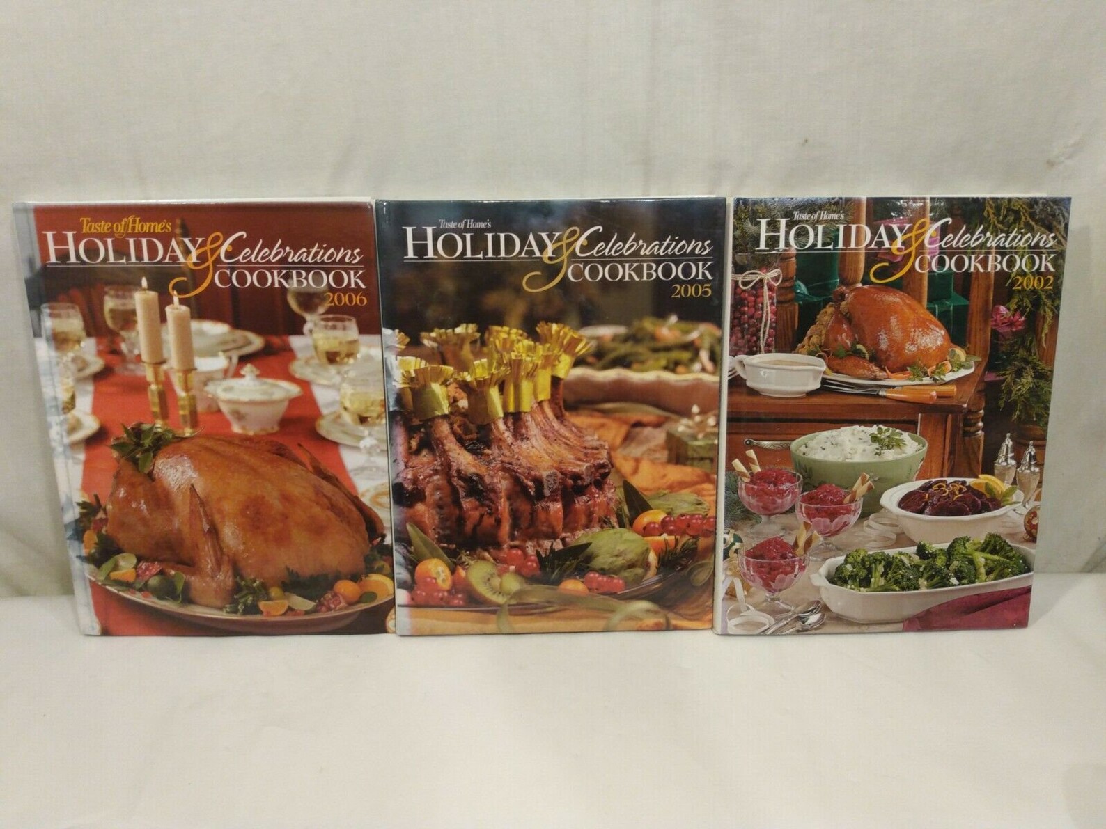 6 Taste of Home Annual Recipes Cookbooks Holiday & Celebrations ...