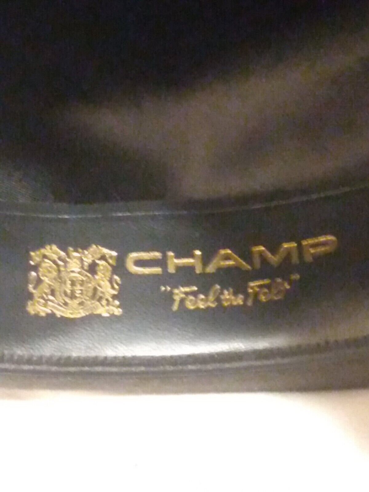 Vintage CHAMP Silk Finish Men's Meadow Gray Fedora Felt Hat Size 7- 71/ ...