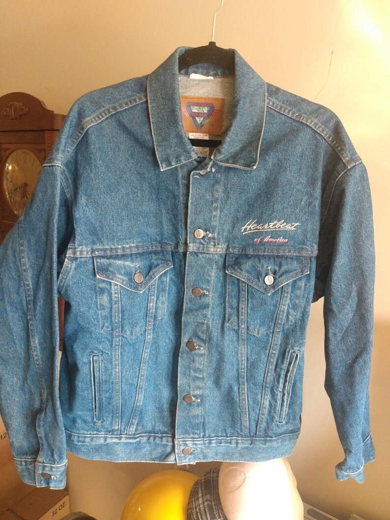 International Denim Authentic Jeans Jacket Heartbeat of America 57 ...