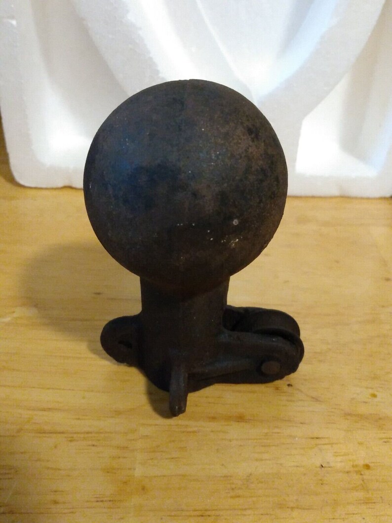 VTG Finial post 4” Cannon Ball Flag Pole Fits 3/4” Pole or Pipe W ...