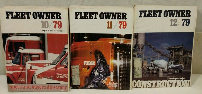 Fleet Owner Magazine Complete Set 1979 - Etsy