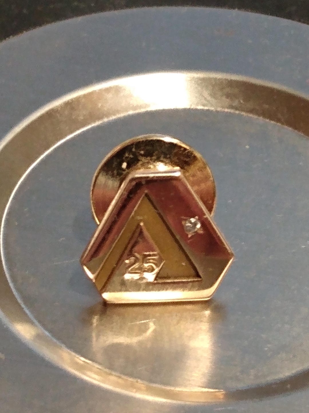 10K Gold EMB Cto Award Pin Tie Tack Diamond Gem Aerospace Co 3.3g - Etsy