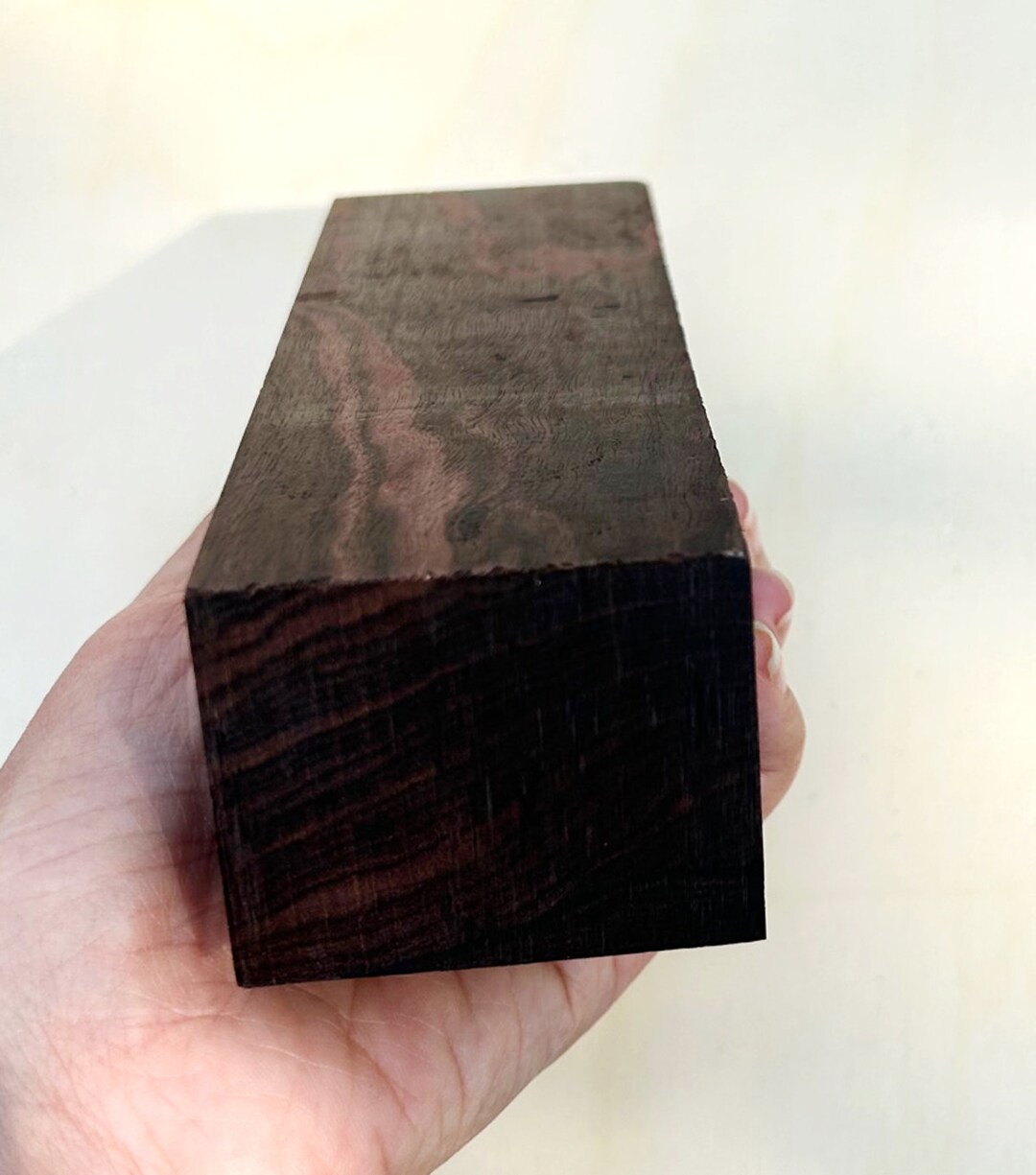 Stunning Dark Figured Solid Macassar Ebony for Making Craft Carving ...