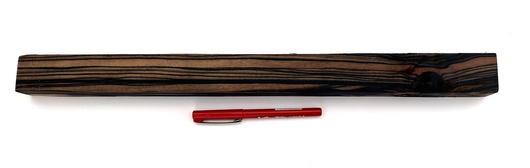 Stunning Dark Figured Solid Macassar Ebony for Making Craft Carving ...