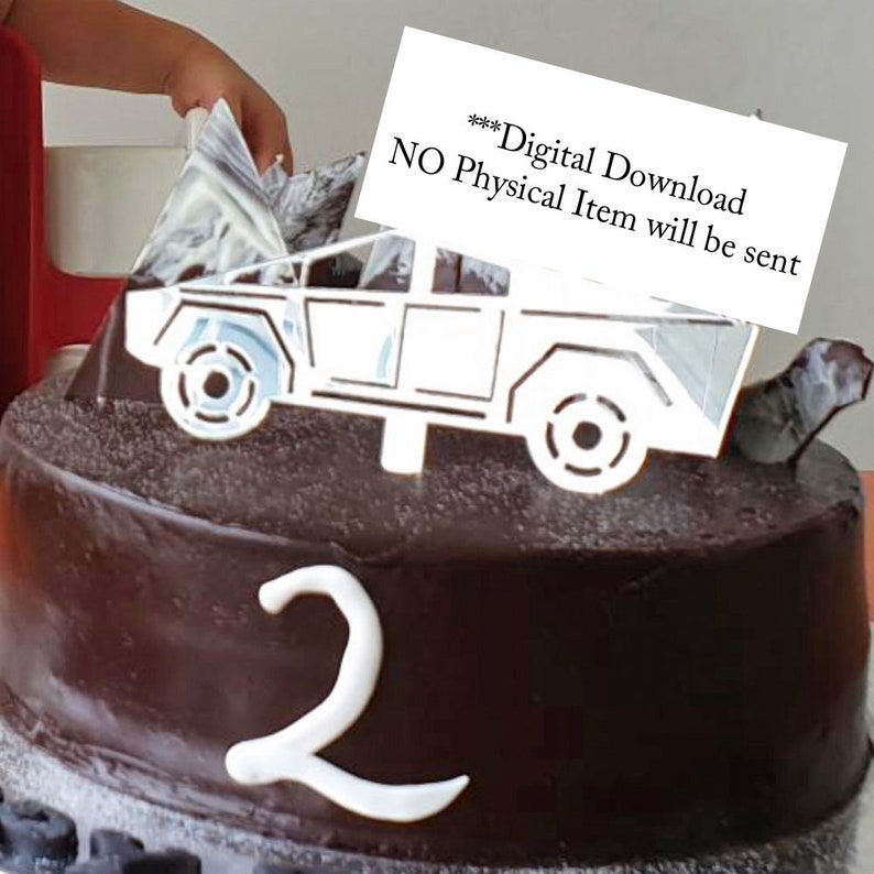 Cyber Truck Cake Topper Laser Cutting SVG FILE DOWNLOAD - Etsy
