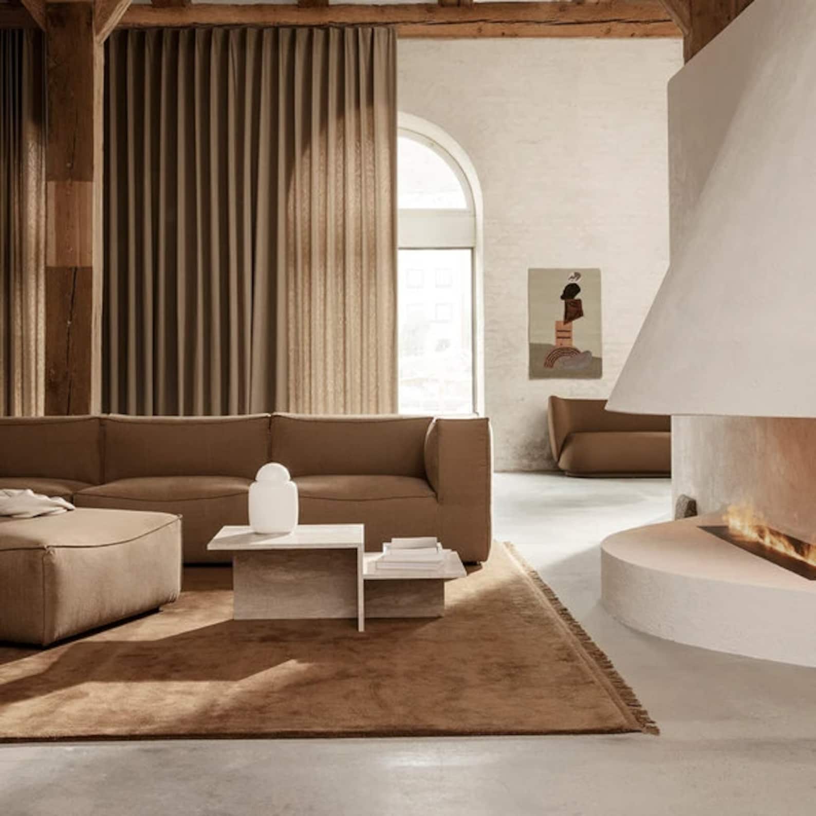 Linen Curtains in Earthy Colors/ 14 Earth Tones to Chose From/ - Etsy