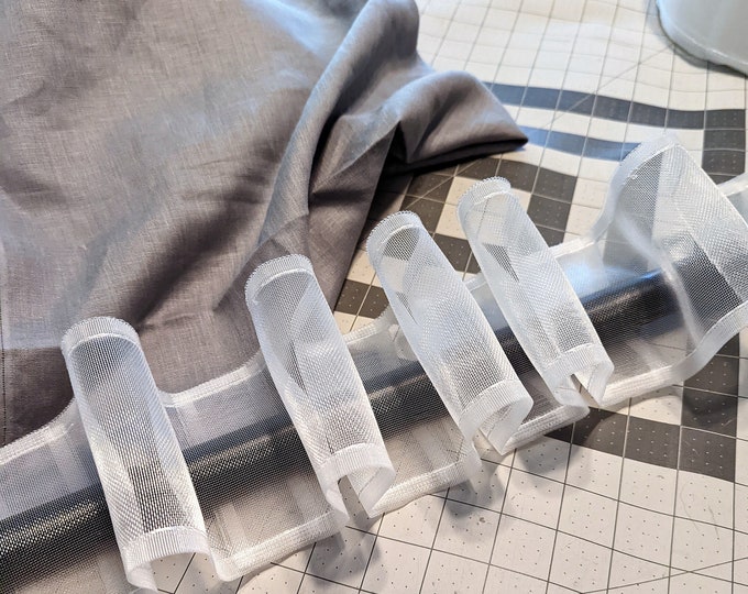 Drapery Tape, Back Tab Gathering Tape, Header Tape for Curtains ...