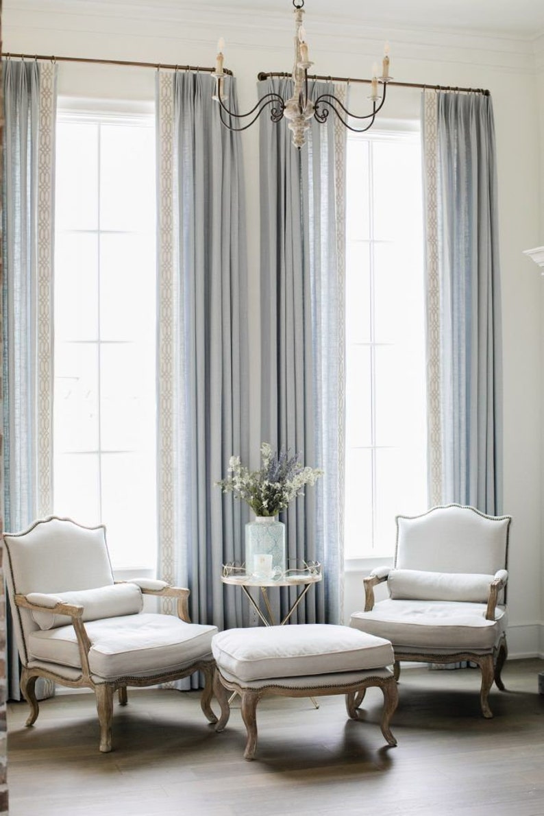 Custom Curtains and Drapery. Client Provides Fabric. Window Treatments ...