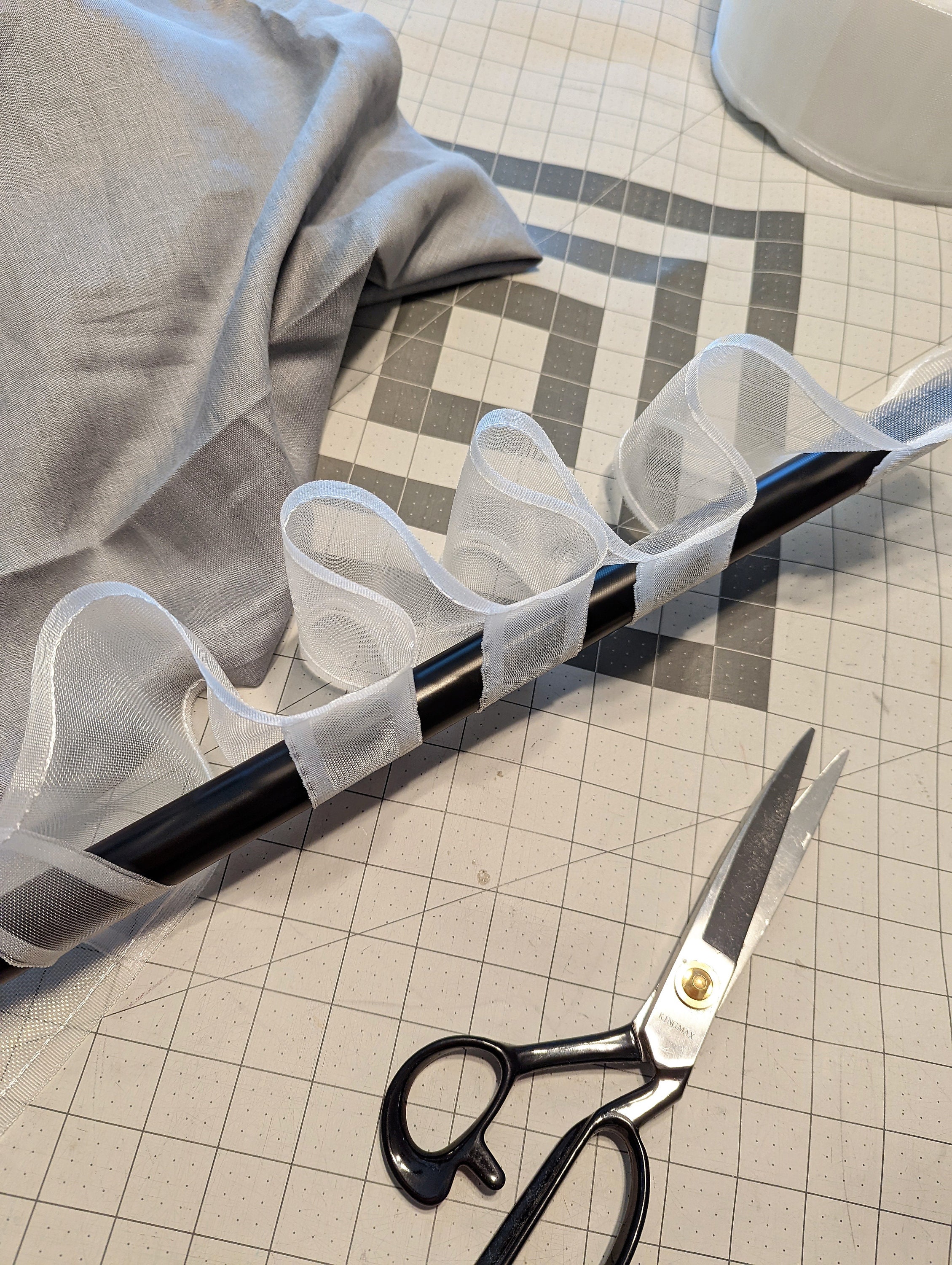 Drapery Tape, Back Tab Gathering Tape, Header Tape for Curtains ...