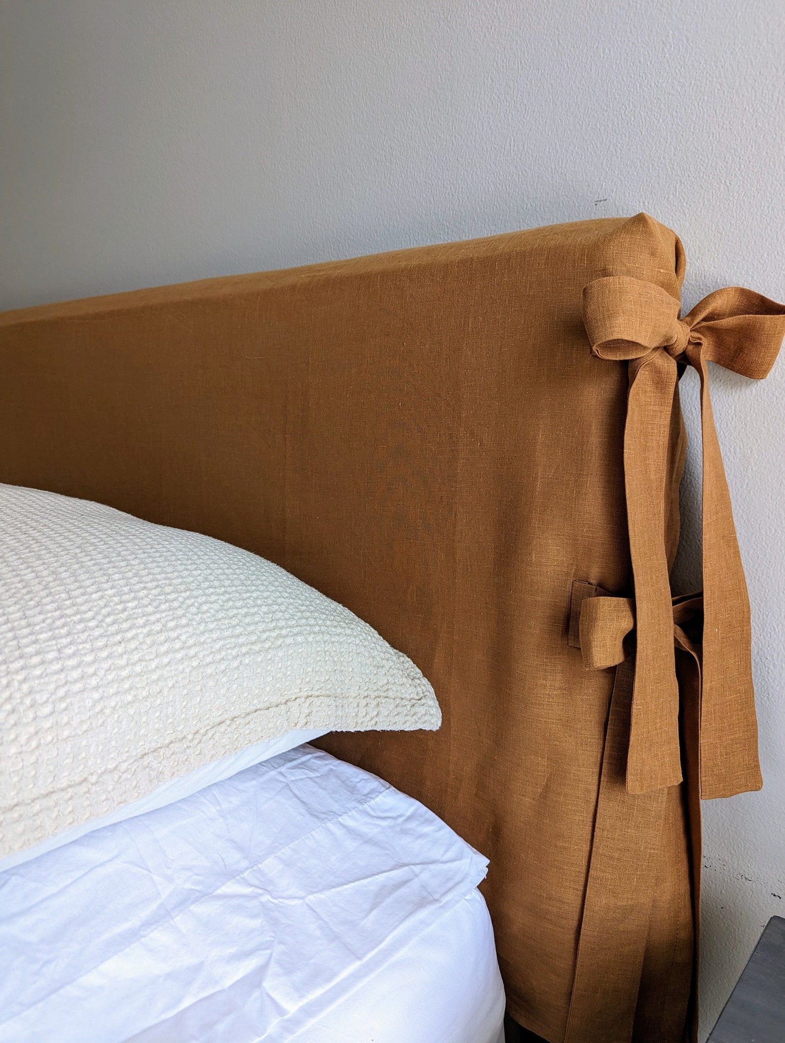 Headboard Cover. Linen Head Board Slipcover. Multiple Sizes Available ...