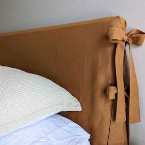 Headboard Cover. Linen Head Board Slipcover. Multiple Sizes Available ...