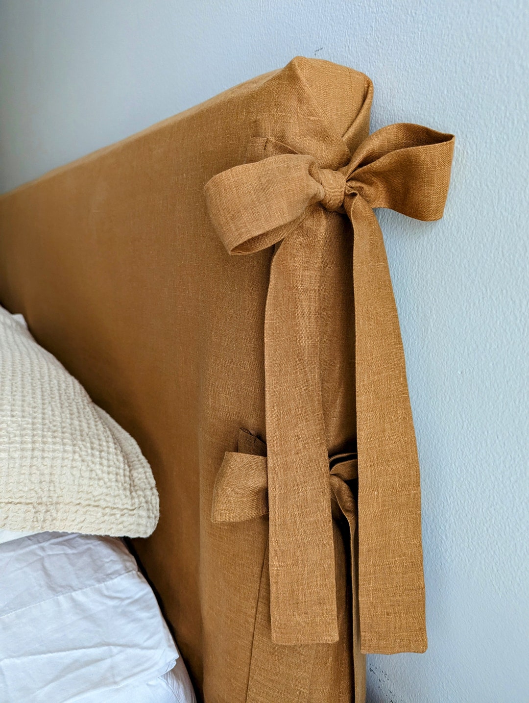 Headboard Cover. Linen Head Board Slipcover. Multiple Sizes Available ...