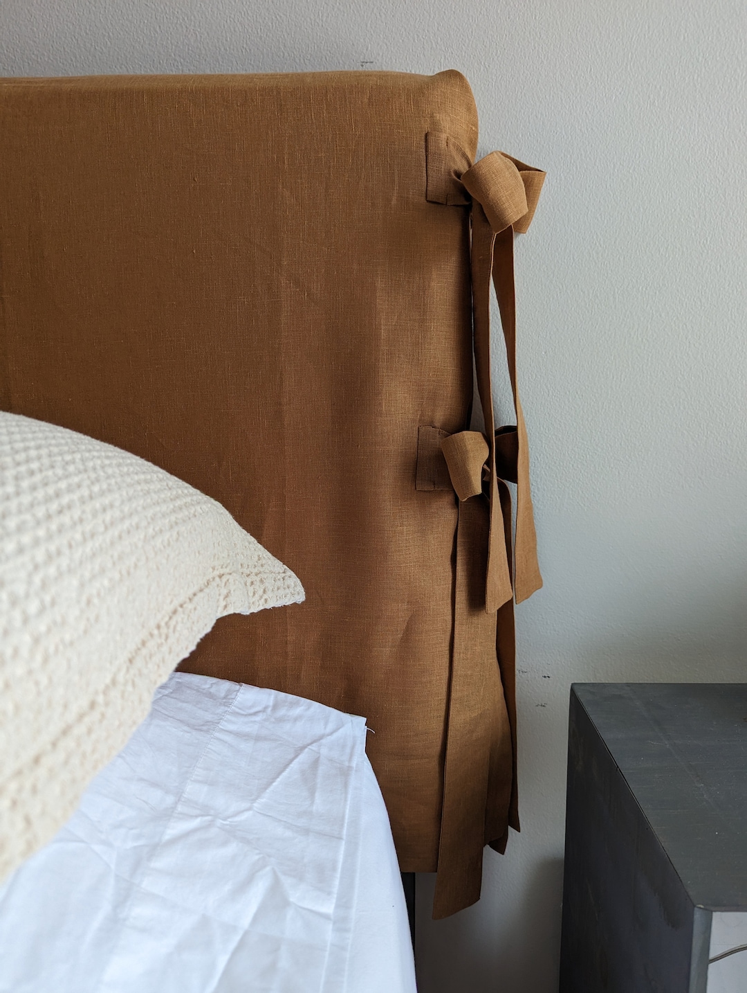 Headboard Cover. Linen Head Board Slipcover. Multiple Sizes Available ...