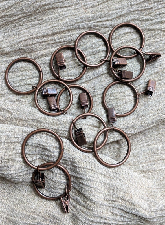 Cafe Curtain Rings and Clips - Etsy