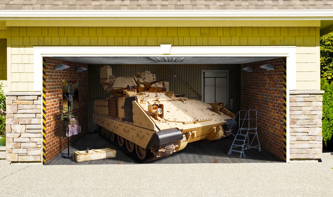 Bradley Fighting Vehicle Outdoor Decoration Military Army Tank ...